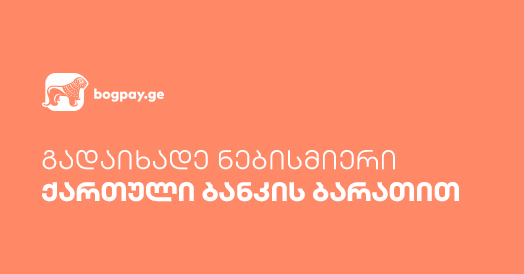 Payments | bogpay.ge